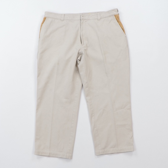 Orvis | Pants | Vintage Orvis Suede Trim Suspender Pants Khaki | Poshmark